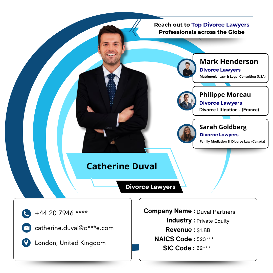 Divorce Lawyers Email List